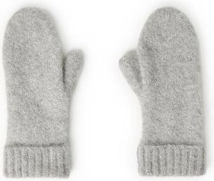 Samsøe & Samsøe Fäustlinge aus Wollmischung in Grau
