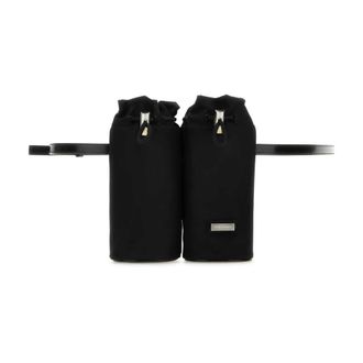 Ferragamo Double Belt Bag - - Bags - Herren - Schwarzk - ONE SIZE