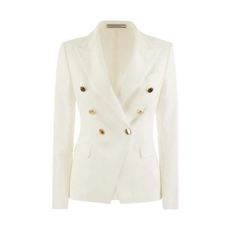 Tagliatore Alicya Blazer - - Jackets - Damen - Wei&szlig; - L