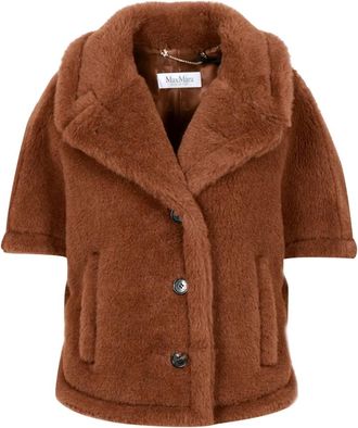 Max Mara Femme, Vestes, Brun, Taille: 38/40 FR Corvino4 Cape Jacket