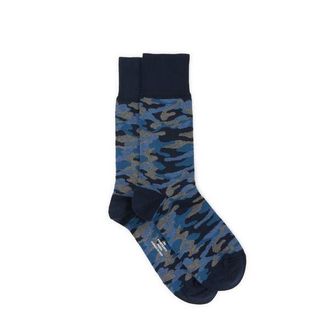 Au Printemps Paris Chaussettes hautes imprim&eacute; Camo