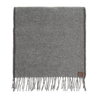 Eleventy Fransenschal - - Accessories - Herren - Grau - ONE SIZE