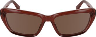 Calvin Klein Jeans Damen Ckj24623s Sonnenbrille, Backstein, One Size