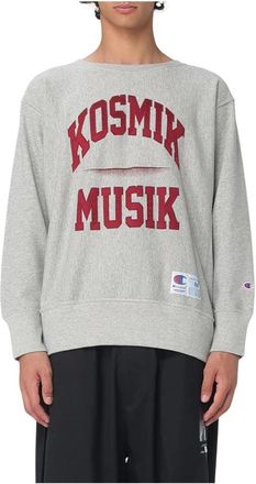 Undercover Homme, Sweatshirts et sweats à capuche, Gris, Taille: S Kosmik Musik Graphic SweaT-shirt