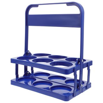 OSALADI Gatuida Faltbarer Tragbarer Bierflaschentr&auml;ger aus Robustem Kunststoff und Langlebig als Getr&auml;nkehalter f&uuml;r Bar Party und Ausflug Kompakt Verstaubar m