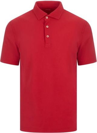 Fedeli Homme, Tops, Rouge, Taille: S Zero Superlight Piquet Polo