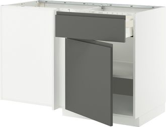IKEA METOD / MAXIMERA Eckunterschrank mit Schublade+Boden