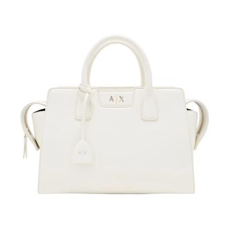 A|X Armani Exchange Femme, Sacs, Blanc, Taille: ONE Size Shopping Bag