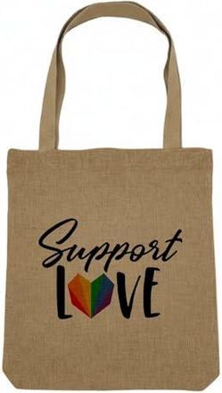 Fabulous Sac Shopping Tote Bag Aspect Lin - LGBTQ+ Gay Lesbien - Sac de Courses Toile Epaisse 360g Beige Naturel Cabas Port&eacute; Epaule Solide Imprim&eacute; en France