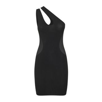 Stella McCartney Asymmetrisches Mini-Kleid - - Dresses - Damen - Schwarzk - M