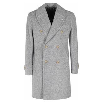 L.B.M. 1911 Jersey Mantel - - Coats - Herren - Grau - M