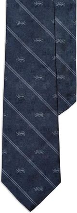 Polo Ralph Lauren Gestreifte Club-Krawatte aus Seide - Blau