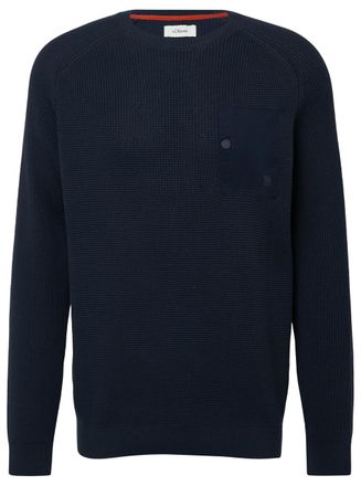 s.Oliver Herren Pullover 2170222 Blue XXL