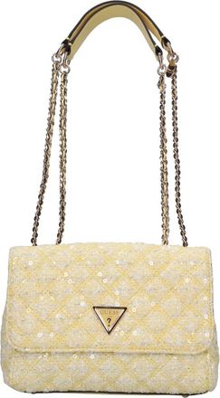 Guess Femme, Sacs, Jaune, Taille: ONE Size Margherita Shoulder Bag