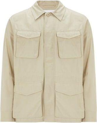 Sams&oslash;e & Sams&oslash;e Chemise unie en coton m&eacute;lang&eacute;