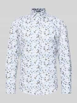 Christian Berg Regular Fit Business Hemd aus Baumwolle mit Kentkragen