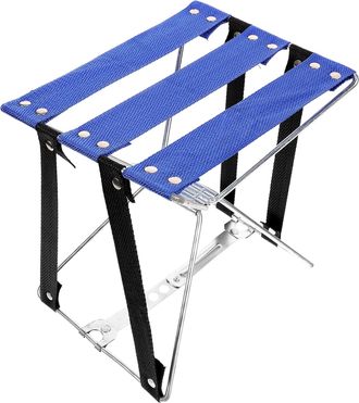 DOITOOL Tragbarer Klappbarer Outdoor Hocker Leichter Faltbarer Campingstuhl Stabiler Kleiner Sitzhocker für Angeln Garten Reisen und Vielseitigen Außeneinsatz