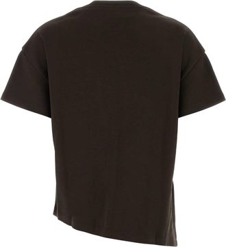 Loewe Asymmetric T-Shirt - Brown
