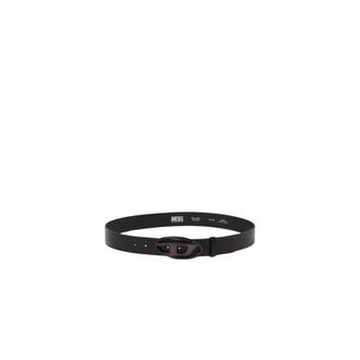Diesel Klassischer Lederg&uuml;rtel mit Metallschnalle - - Accessories - Herren - Schwarzk - ONE SIZE