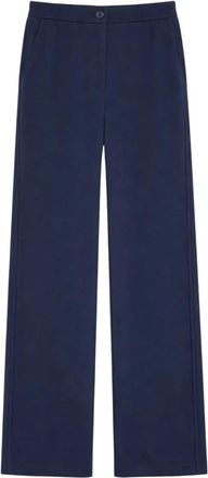 iBlues Femme, Pantalons, Bleu, Taille: 40 FR Pantalon &agrave; jambes larges