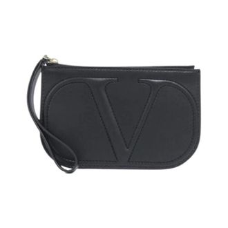 Valentino Pre-owned Ledertasche - - Pre-owned - Herren - Schwarzk - ONE SIZE