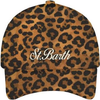 MC2 Saint Barth Femme, Accessoires, Brun, Taille: ONE Size Casquette de baseball en velours