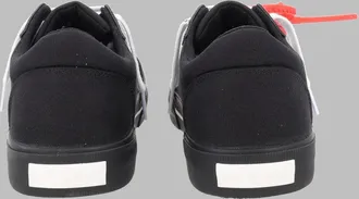 Off-white Low-Top Cotton Sneakers - Black