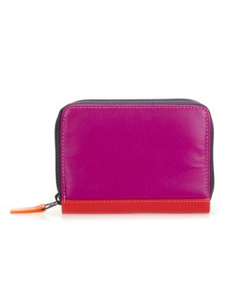 Mywalit Leder Damen Geldb&ouml;rse - Zip Around Fan C/C Holder - 328-75 - Sangria Multi