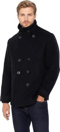 Schott NYC Caban Homme SEACOAT DARK NAVY S