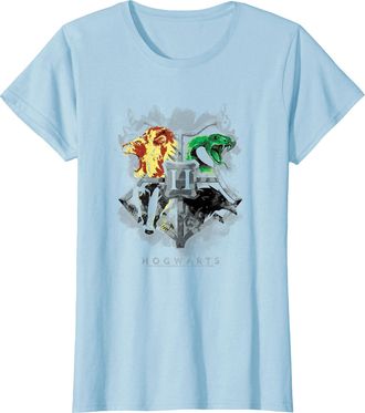 Harry Potter Hogwarts Painted Crest T-Shirt