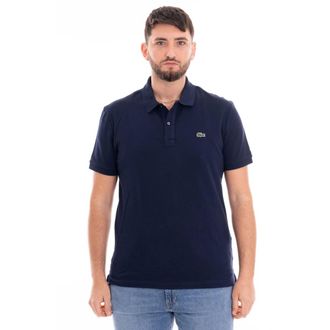 Lacoste Homme, Tops, Bleu, Taille: L Polo Slim Fit en Petit Piqu&eacute;