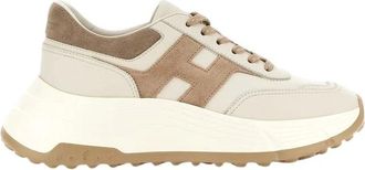 Hogan Femme, Chaussures, Beige, Taille: 37 1/2 EU H669 Allacciato