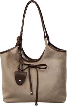 Generic Kexpery PU Leather Sac &agrave; Main Femme avec Noeud Papillon Sacoche &Eacute;paule Mode pour Travail Shopping Voyage Quotidien