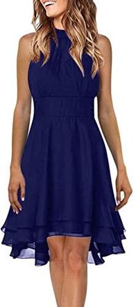 Generic YIJOY Tenue de cérémonie Femme Robe Anniversaire Robe Fleurie Longue Robe Luxe Robe bohème Blanche Robe Bustier Courte Robe Blanche Manche Longue Robe