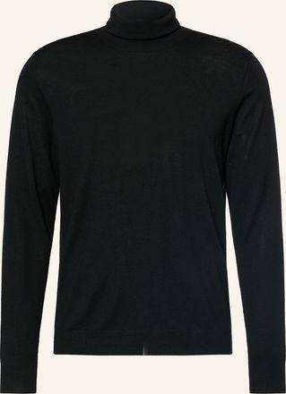 Strokesman's Strokesmans Rollkragenpullover Aus Merinowolle schwarz