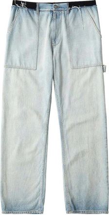 Maison Margiela Straight Leg Jeans - Hellblau