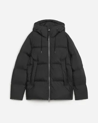 Arket Upcycled Down Steppjacke -Schwarz