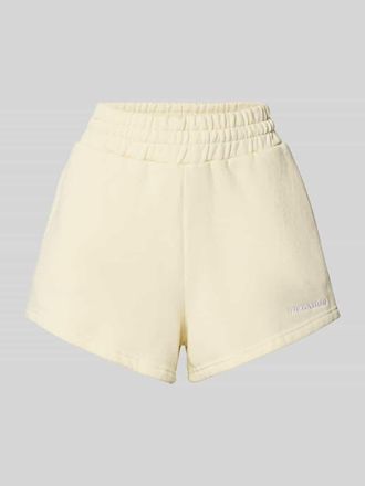 Pegador High Waist Sweatshorts mit Logo-Stitching Modell WILUNA