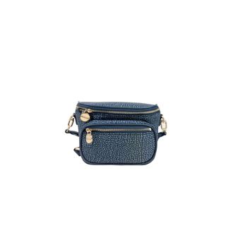 Borbonese Femme, Sacs, Bleu, Taille: ONE Size Classica Marsupio Mini