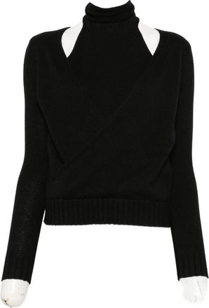 Gimaguas Cut-out Wrap-style Sweater