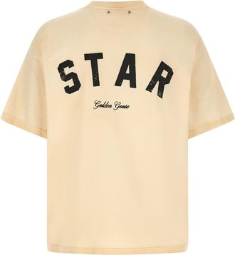 Golden Goose Cotton T-Shirt - Beige