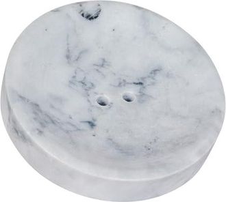 Croll & Denecke Seifenschale aus echtem Hellen Marmor - Badezimmer chic, Grau