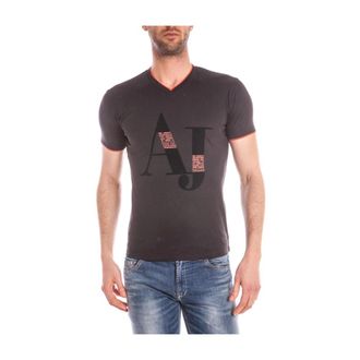 Armani Jeans Casual T-Shirt - - Tops - Herren - Schwarzk - L