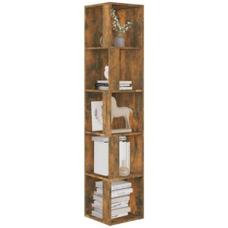 Les Tendances Armoire dangle Ch&ecirc;ne fum&eacute; 33x33x164,5 Bois ding&eacute;nierie