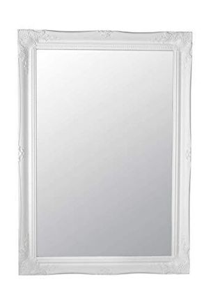 Frames by Post MirrorOutlet Frames by Post Wandspiegel, Shabby Chic, Antik-Stil, rechteckig, Weiß, 77 x 107 cm