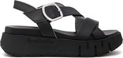 Nero Giardini E513696D Sandales Femme en Cuir - Noir 39 EU