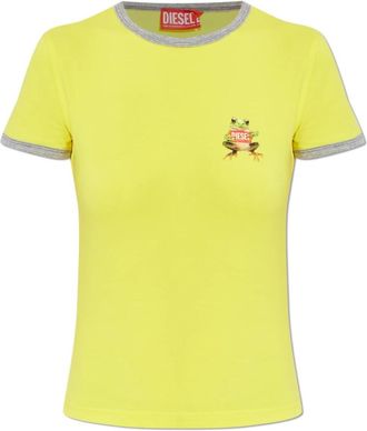 Diesel Femme, Tops, Jaune, Taille: 36 FR T-Uncuties-Long-S11