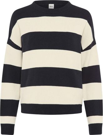 Brax Lisa Rundhals-Strickware - - Knitwear - Damen - Blau - 2XL