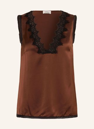 ottod'Ame Ottodame Satintop Mit Spitze braun