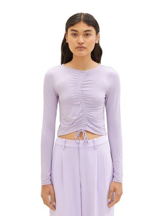 Tom Tailor Longsleeve T-Shirt Damen 1035391, 31042 - Lilac Vibe, XXL